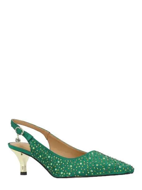 J. Reneé Ferryanne Slingback Pointed Toe Pump - Green