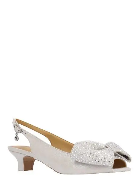 J. Reneé Lirain Slingback Sandal - Silver