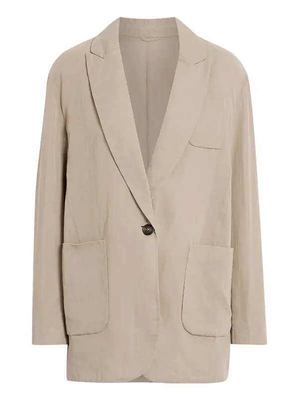 Brunello Cucinelli Cotton Blazer - Beige