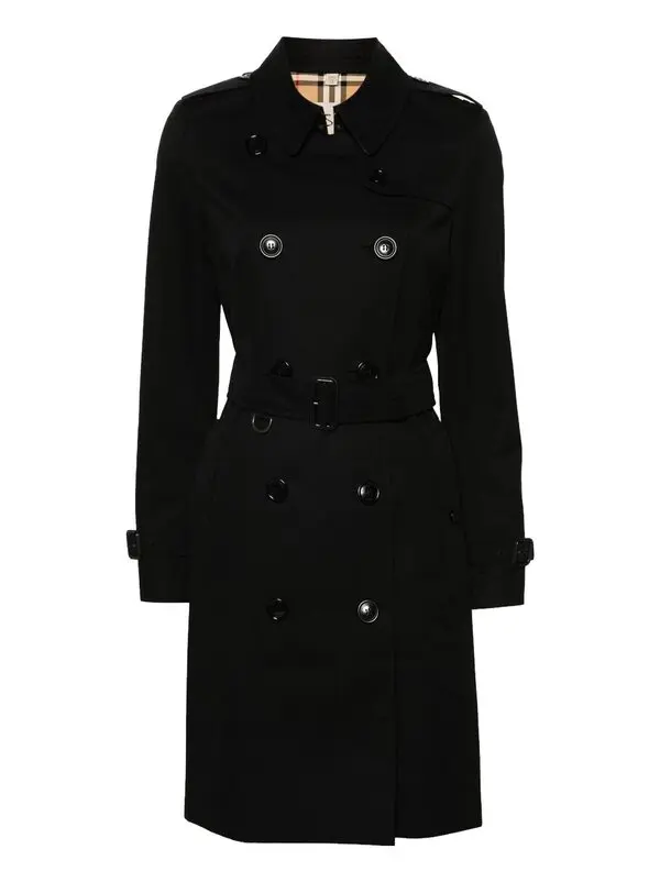 Burberry Heritage Trench Coat - Black