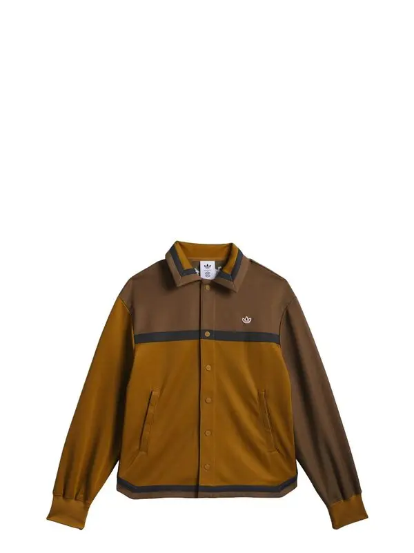 Adidas X Clot Edison Chen Warmup Jacket - Brown Oxide