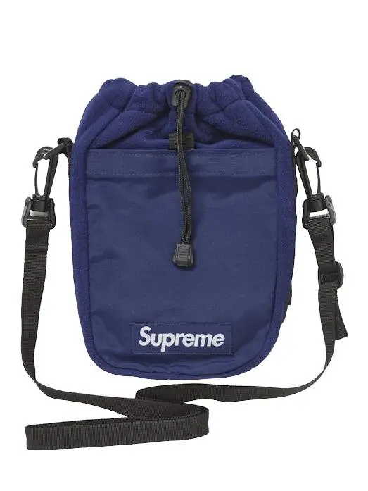 Supreme Polartec Sling Bag - Navy Blue