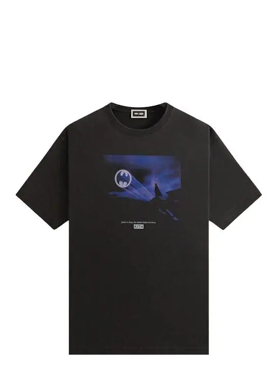 Kith X Batman Justice Vintage Tee Shirt - Black
