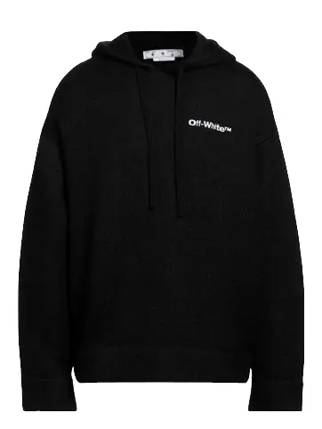 OFF-WHITE™ Knitted Hoodie - Black