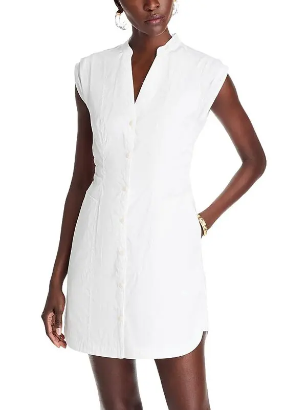 Derek Lam 10 Crosby Elyse Poplin Shirt Dress - White