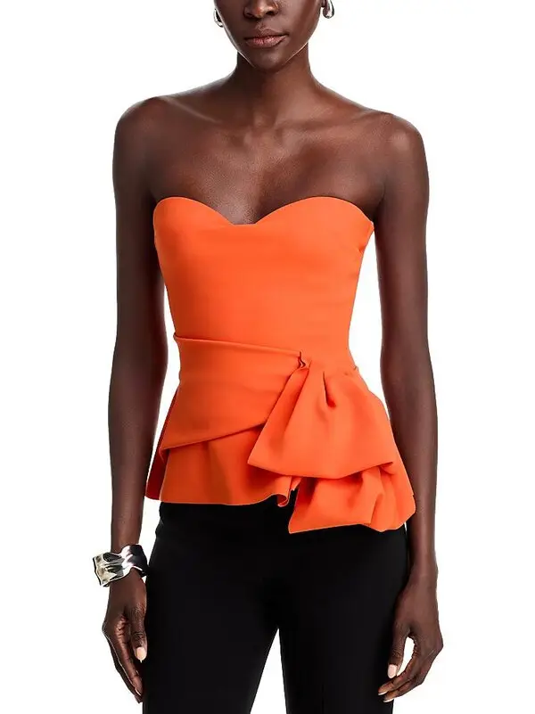 Chiara Boni La Petite Robe Leapy Top - Tangerine