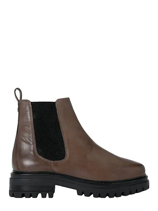 Kurt Geiger Leather Chelsea Boots - Brown