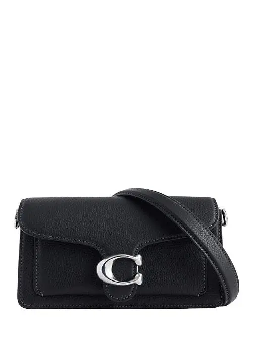 COACH Tabby 20 Leather Shoulder Bag - Black