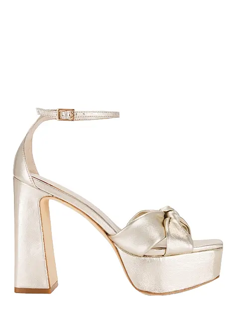 House Of Harlow 1960 X Jin Platform - Pale Gold