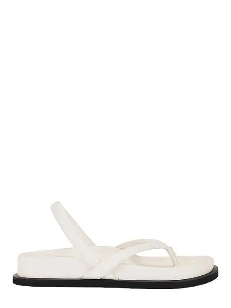 ST. AGNI Sling Back Thong Sandal - Tofu