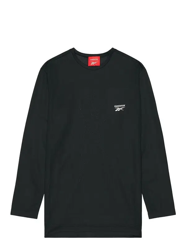 REEBOK X Kanghyuk Stitched Logo Tee - Dark Grey