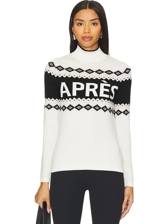 ALP N ROCK Aurora Mock-neck Sweater - Ivory
