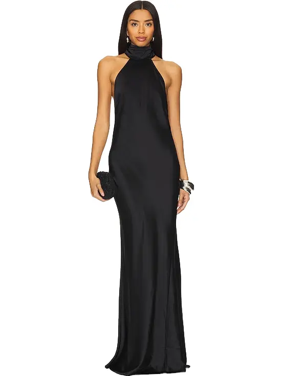 House Of Harlow 1960 X Astra Gown - Black