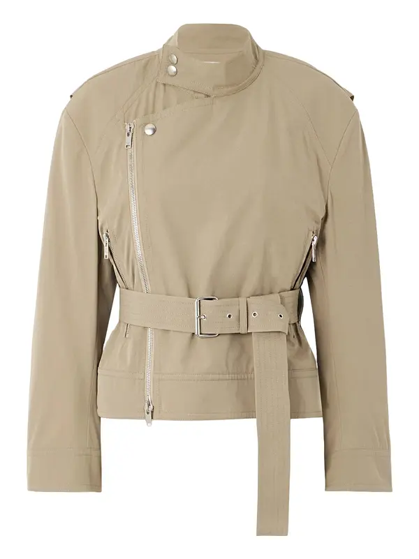 Bottega Veneta Belted Asymmetric Jacket - Neutrals