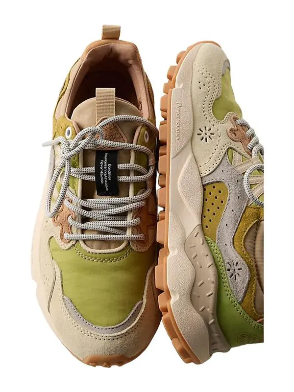 FLOWER MOUNTAIN Yamano 3 Sneakers - Green-caraibi-zucca