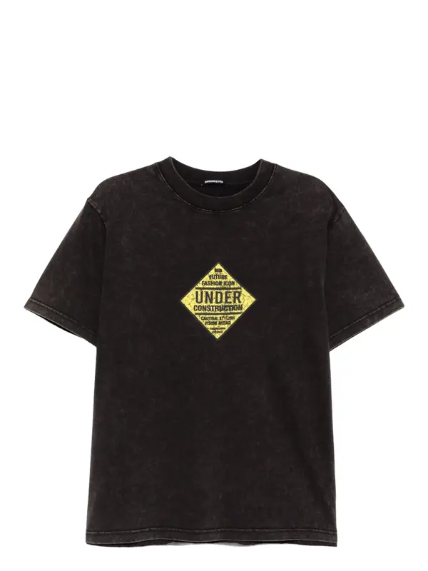 GROUND ZERO Graphic-print T-shirt - Black