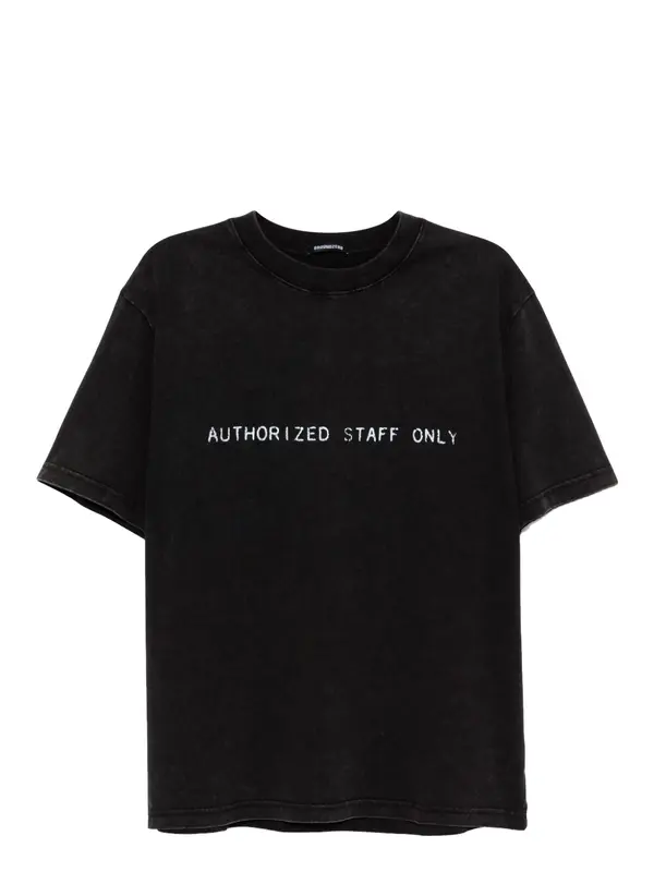 GROUND ZERO Graphic-print T-shirt - Black