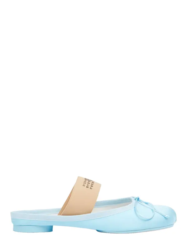 MAISON MARGIELA Anatomic-toe Leather Slippers - Blue