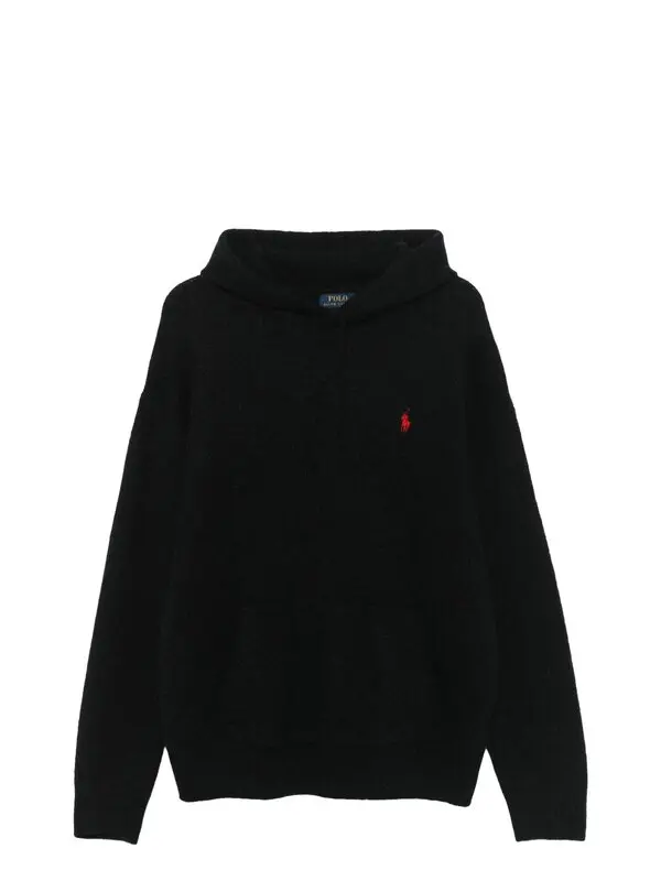 Polo Ralph Lauren Embroidered Pony Hoodie - Black