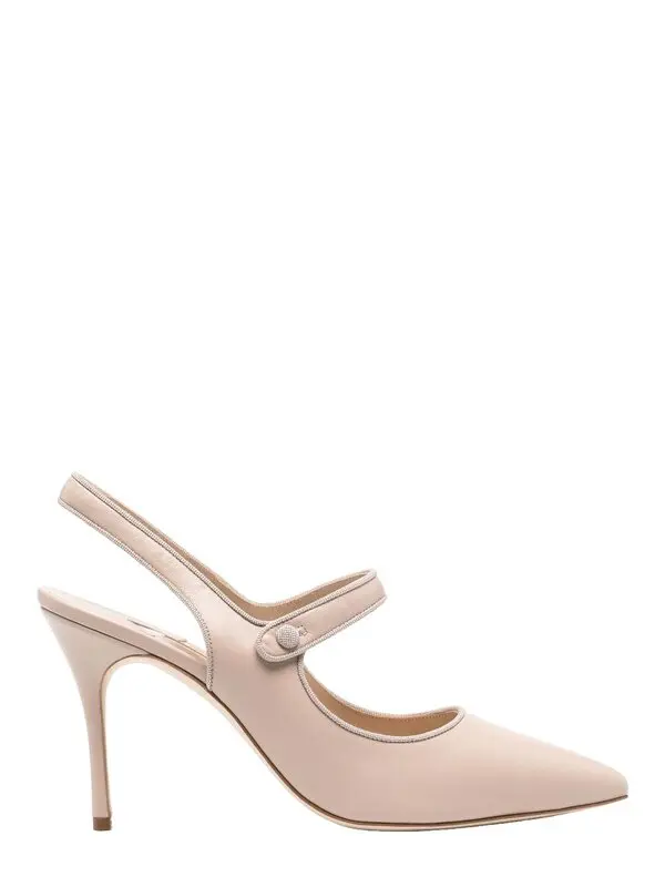 Manolo Blahnik Campari 90mm Pumps - Neutrals