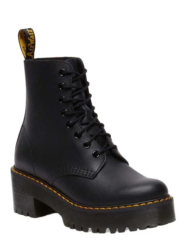Dr. Martens Shriver Hi Heeled Boots - Black