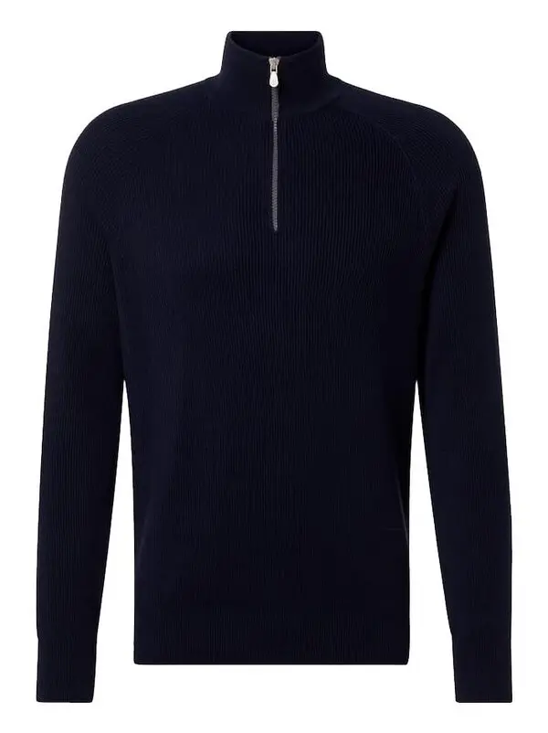 Brunello Cucinelli Half-zip Sweater - Blue