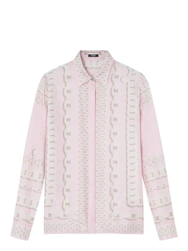 Versace Treasure Silk Shirt - Pink
