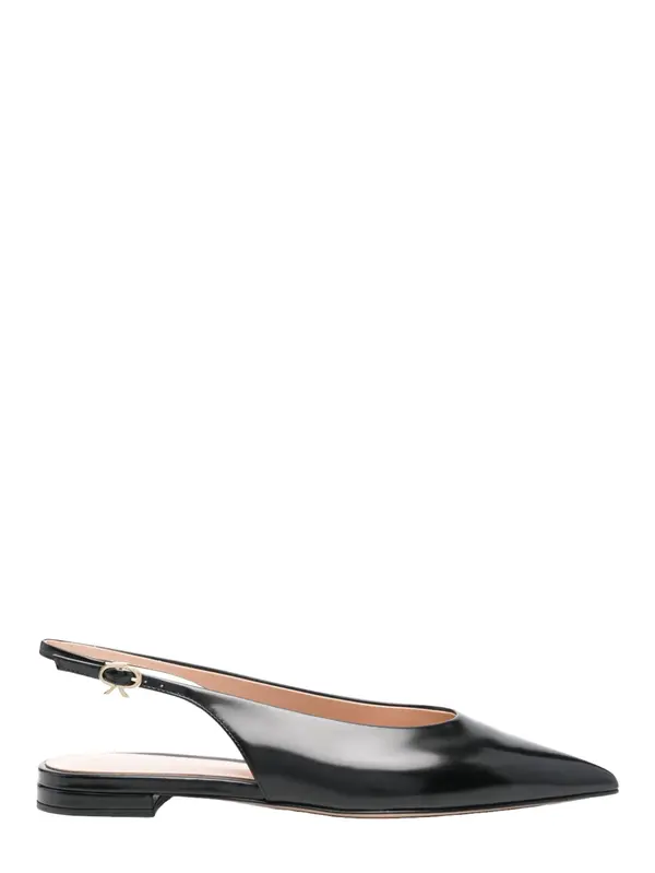 GIANVITO ROSSI Robbie Ballerinas - Black