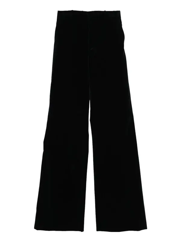 Chloé Tailored Velvet Trousers - Blue
