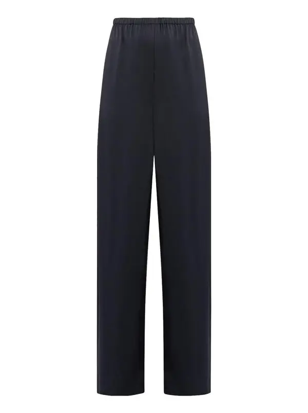 FERRAGAMO High-waist Straight Trousers - Black