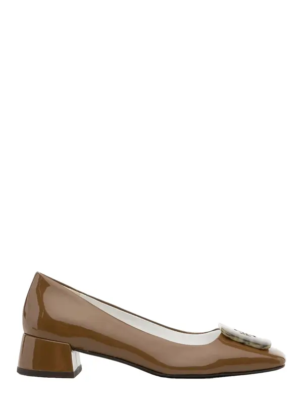 Tory Burch Georgia Patent Pumps - Brown