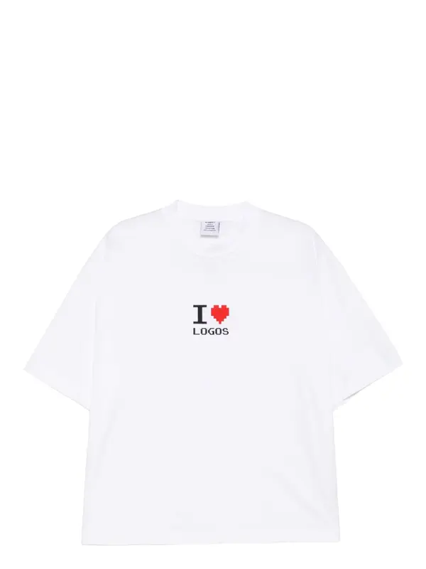 Vetements Graphic-print T-shirt - White