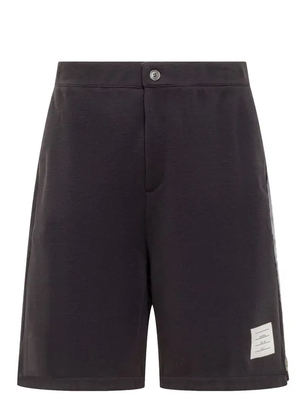 Thom Browne Logo Patch Shorts - Blue