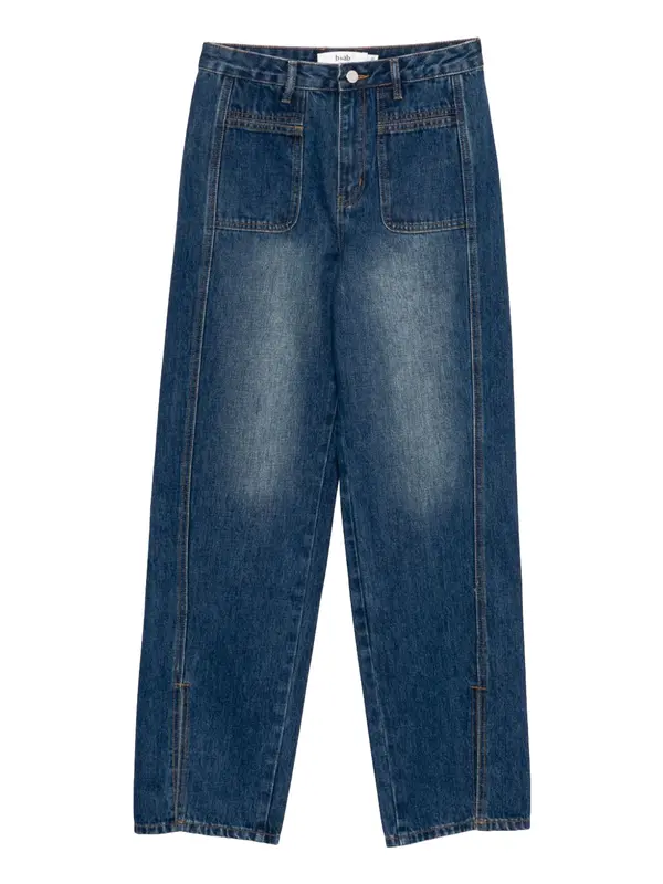 B+AB Panelled Jeans - Blue