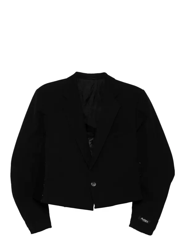 PROTOTYPES Cropped Blazer - Black