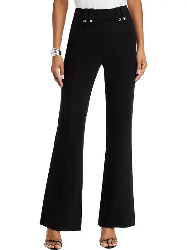 Derek Lam 10 Crosby Dawson Flare Trousers - Black
