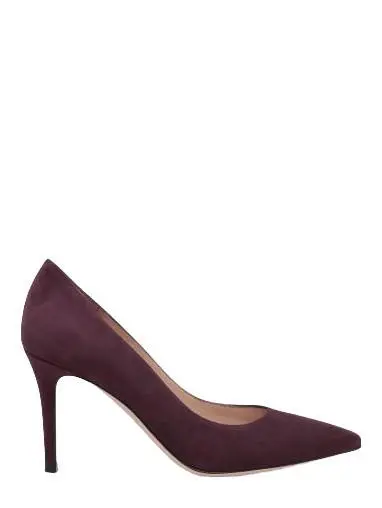 GIANVITO ROSSI 85 Pump - Dark Red