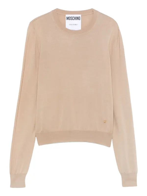 Moschino Fine-knit Sweater - Brown