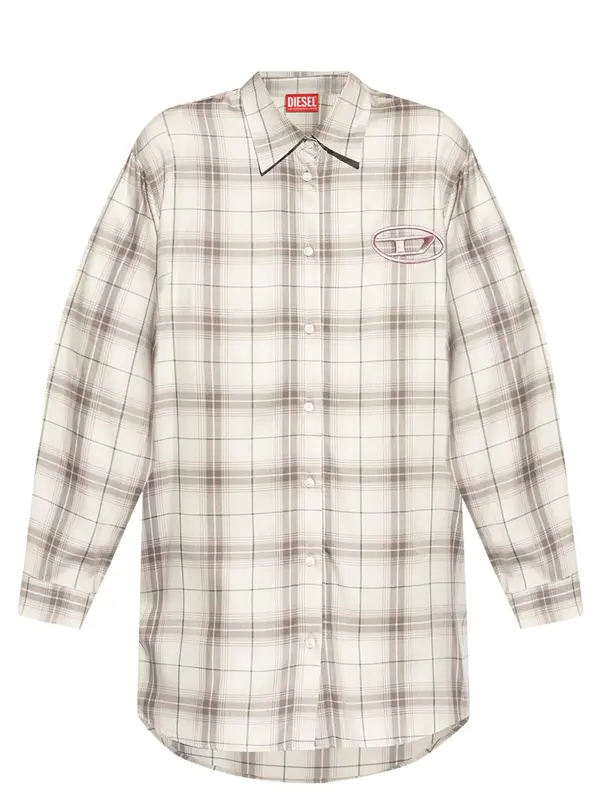 DIESEL® D-dalis-q1 Shirt Dress - Neutrals