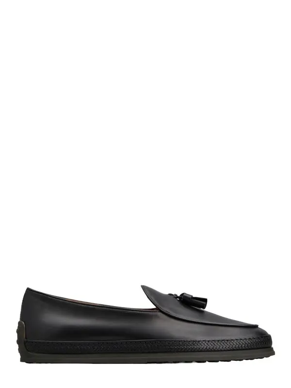 TOD'S Leather Loafers - Black