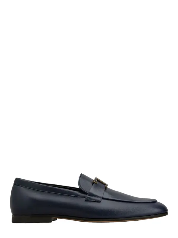TOD'S Logo-plaque Loafers - Blue