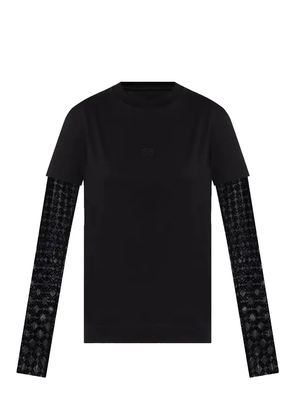 Givenchy Overlapped T-shirt - Black