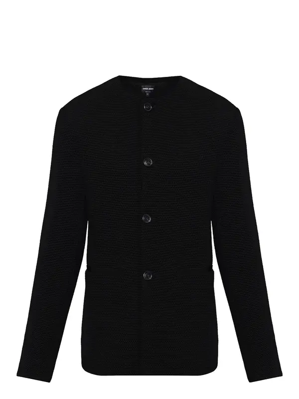 Giorgio Armani Single-breasted Jacket - Black
