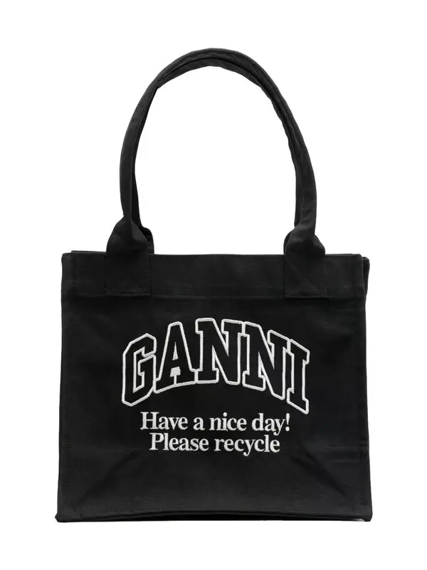 GANNI Easy Tote - Black