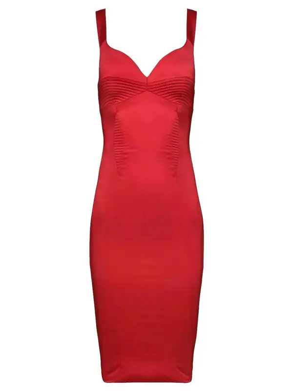 MURMUR Haze Midi Dress - Red
