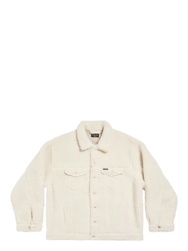 Balenciaga Fleece Jacket - Neutrals