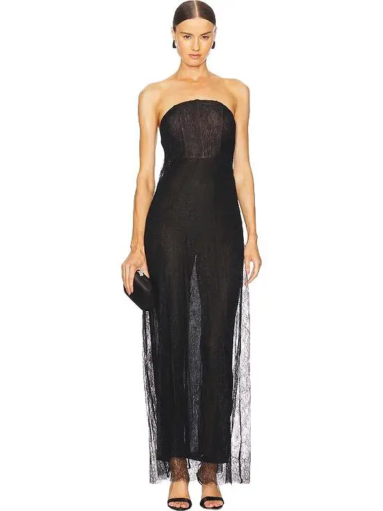 House Of Harlow 1960 X Revolve Solene Maxi Dress - Black