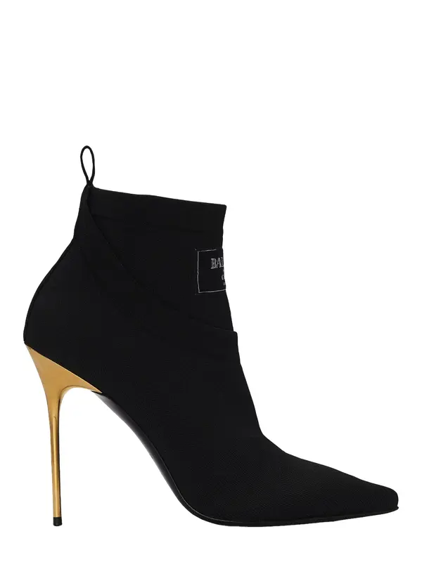Balmain Logo-tag Boots - Black