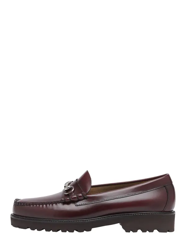 G.H. BASS & CO. 90s Lincoln Horse Bit Loafer - Wine Leather