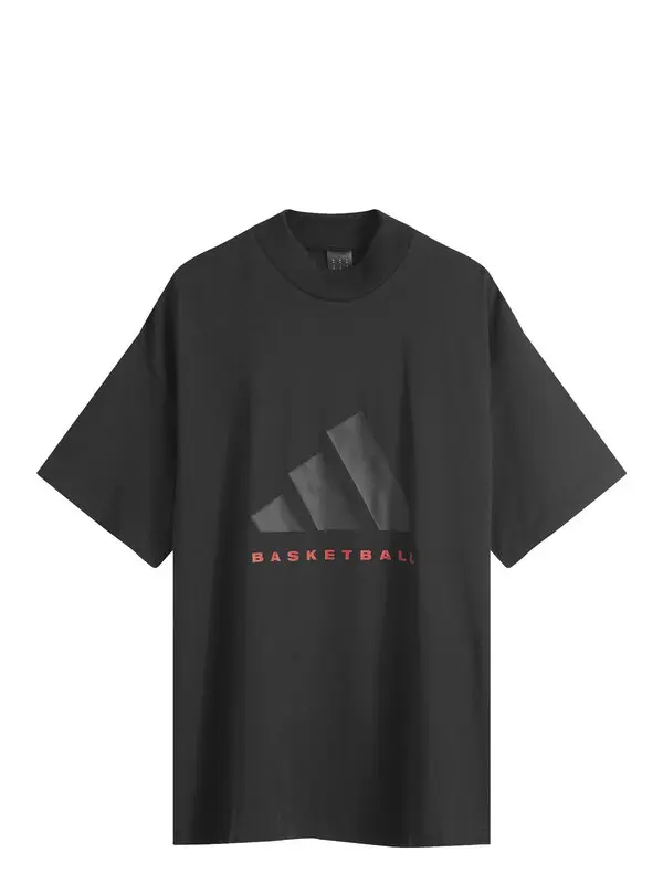 Adidas Basketball T-shirt - Black/red